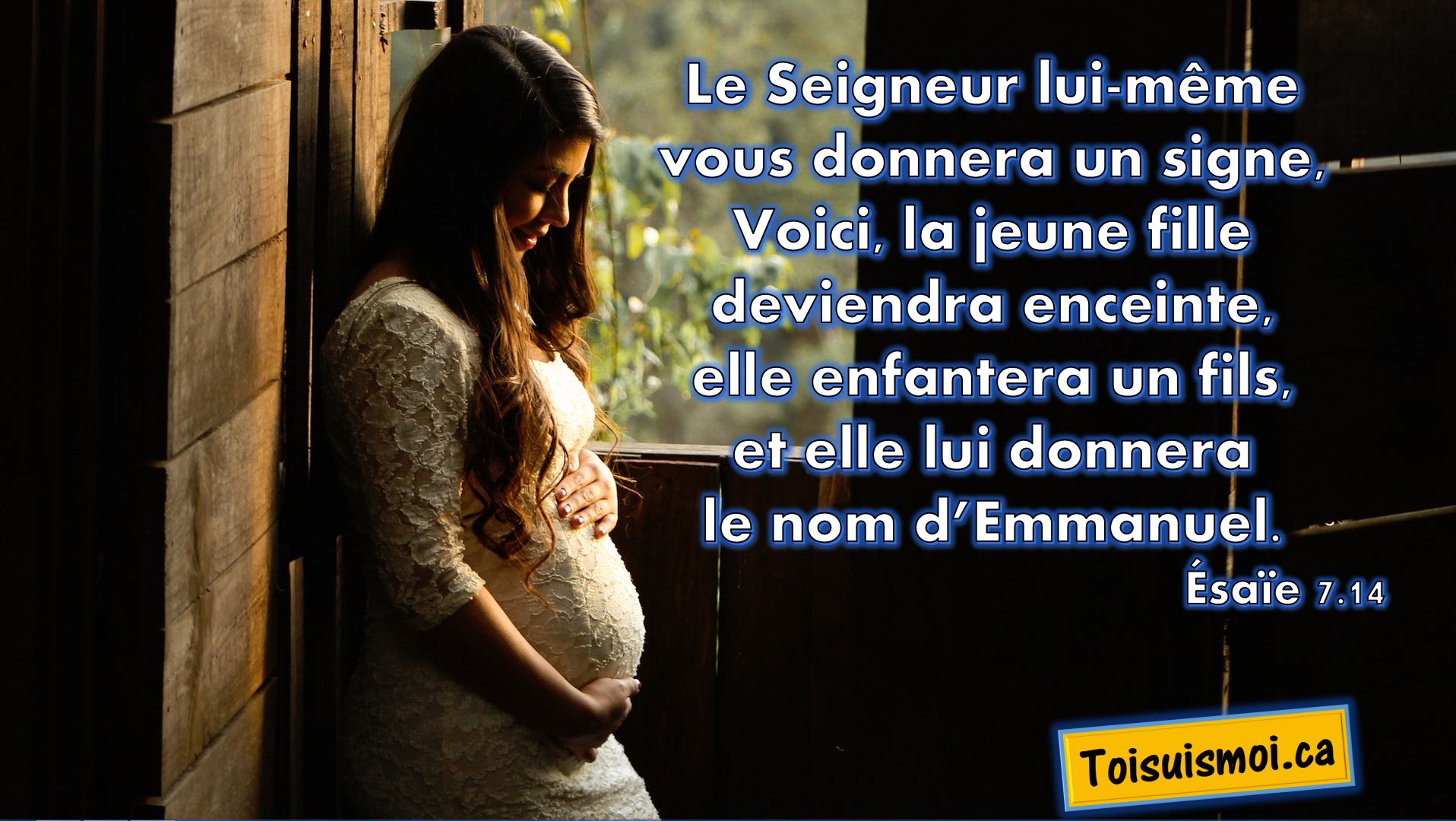 Emmanuel – Dieu avec nous (Ésaïe 7.14) – Toi suis moi