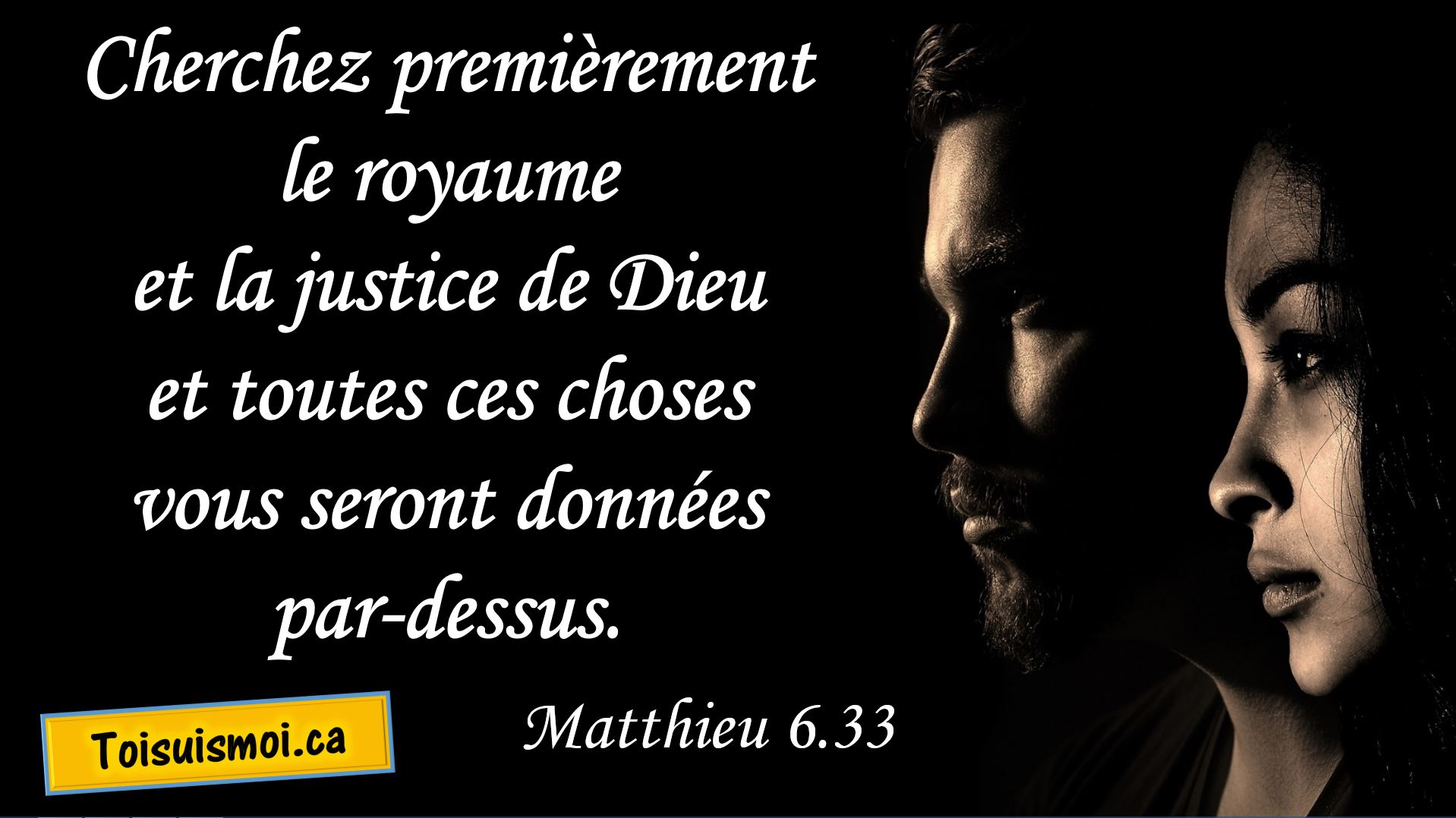 En priorité (Matthieu 6.33) – Toi suis moi